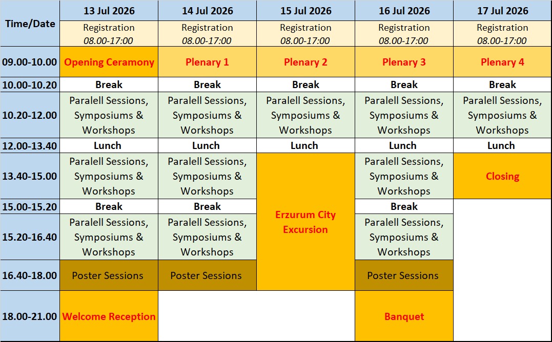 Program at a Glance – 28th IUPAC International Conference on Chemistry Education & 17th EuChemS ...